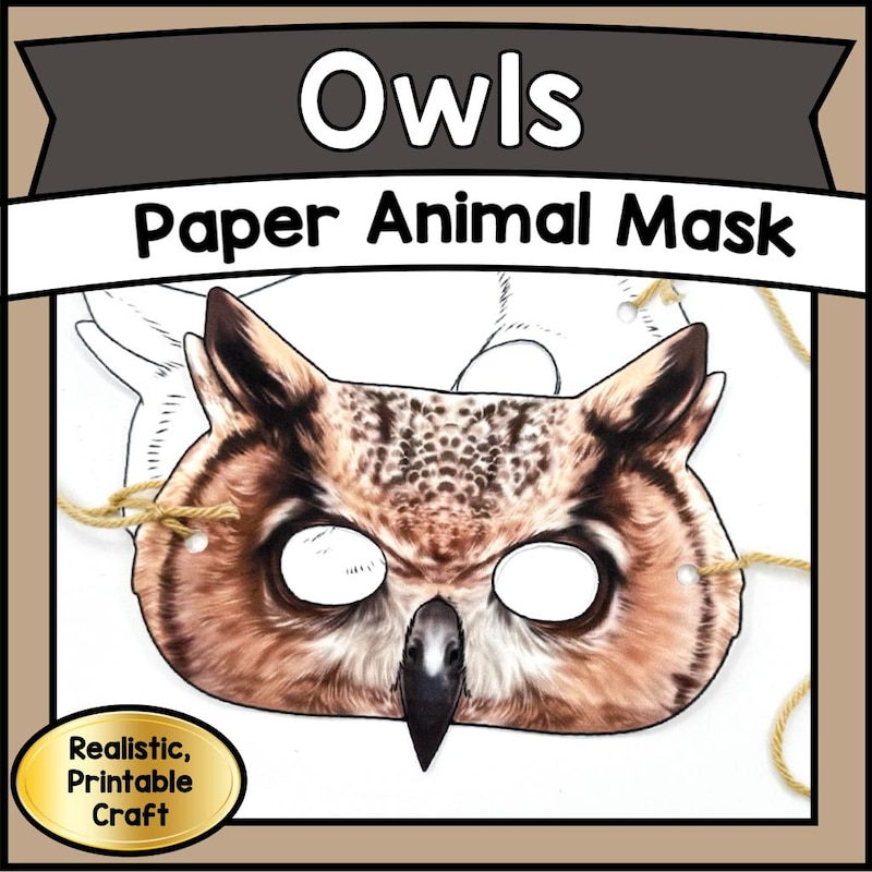 Owl Mask - Etsy