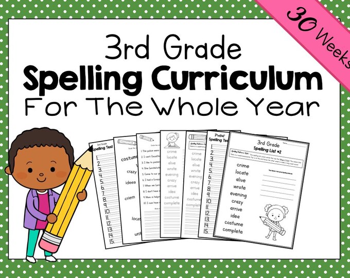 3rd Grade Spelling Worksheets Spelling Activities NAPLAN ICAS Spelling ...
