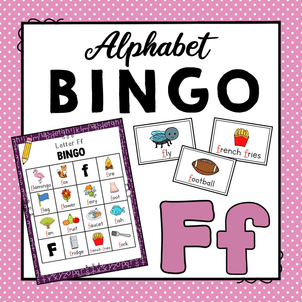 Letter F Bingo Game - Etsy Canada