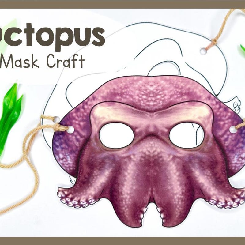 Octopus Mask - Etsy