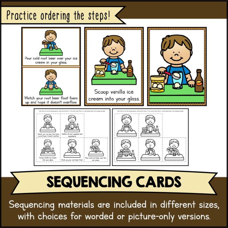 How to Make a Root Beer Float Writing & Sequencing Activity | 100+ Page ...