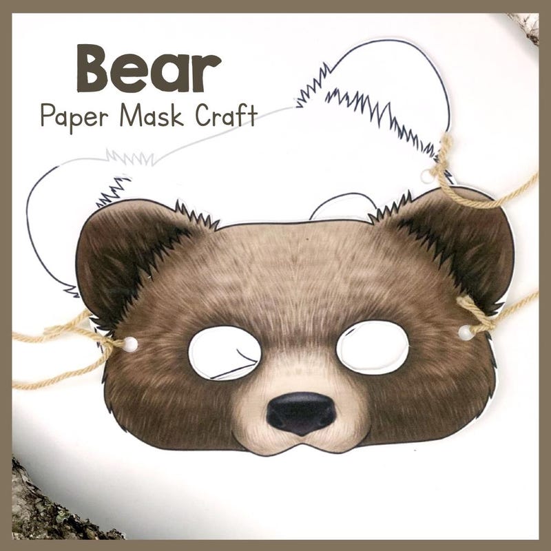 Bear Mask - Etsy