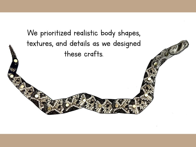 Printable Snake Craft Template | Articulated Animal Puppet for Kids ...