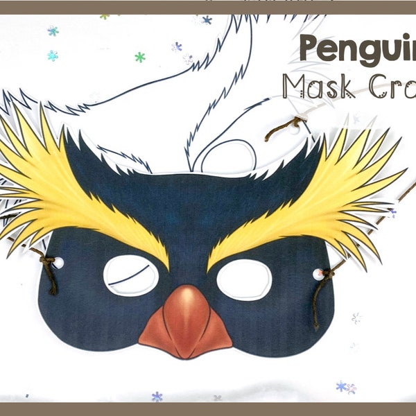 Penguin Mask - Etsy