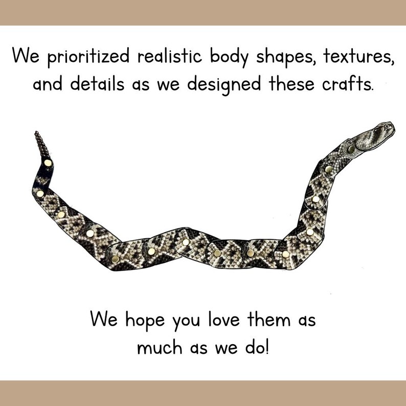 Printable Articulated Snake Puppet: Kids Craft Template (PDF Download ...