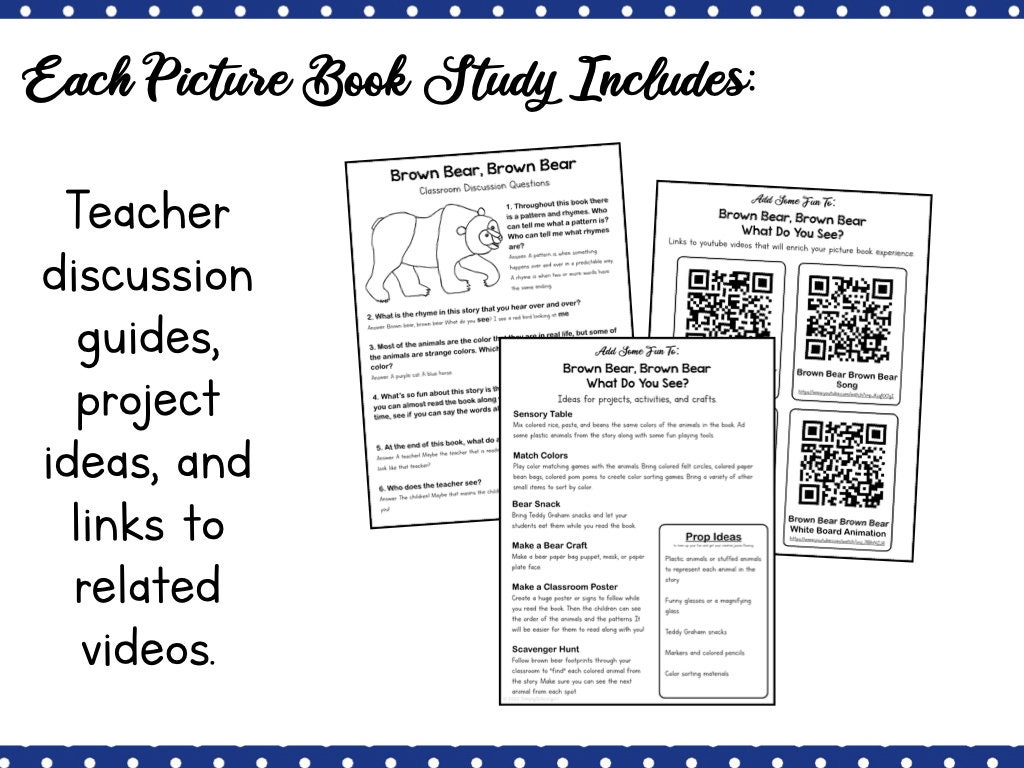 Brown Bear, Brown Bear, What Do You See? - Picture Book Study Companion ...