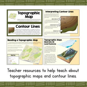 Make Your Own Topographic Map | Geography Art and Craft - Etsy
