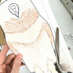 Owl Puppet Printable Template | Fun Paper Bag Craft Activity | Children ...