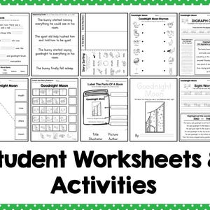 Goodnight Moon - Picture Book Study Companion - Etsy