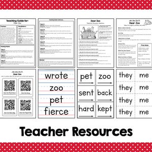 Dear Zoo Picture Book Study Companion PDF | Preschool and Kindergarten ...