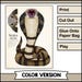 Printable SNAKE Paper Bag Puppet Craft Kit | DIY Reptile Craft PDF ...