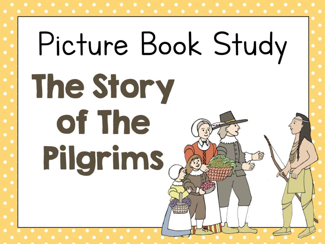 The Story of the Pilgrims- Picture Book Study Companion - Etsy