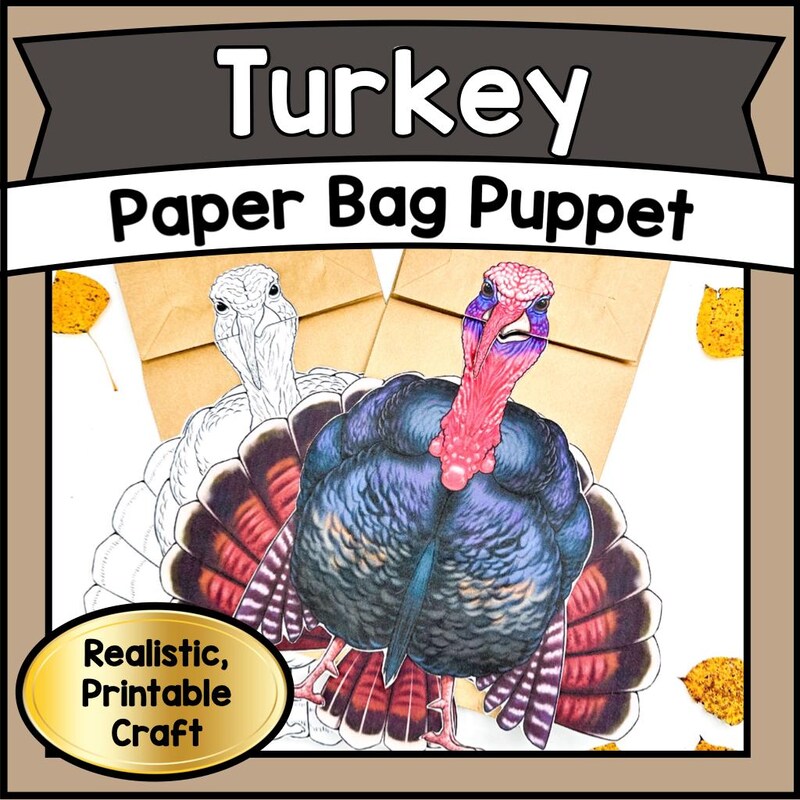 Paper Bag Turkey Craft - Etsy