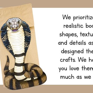 Printable Snake Paper Bag Puppet Craft Template | Fun Animal Crafting ...