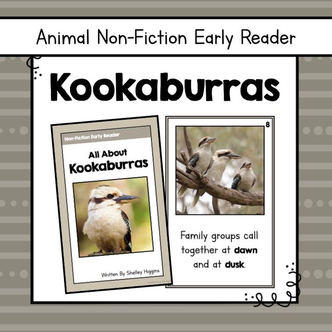 KOOKABURRA Early Reading Comprehension Worksheets K-2 Printable Short ...