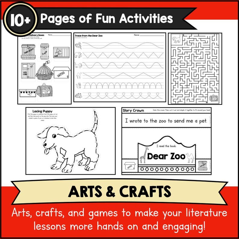 Dear Zoo Picture Book Study Companion PDF | Preschool and Kindergarten ...