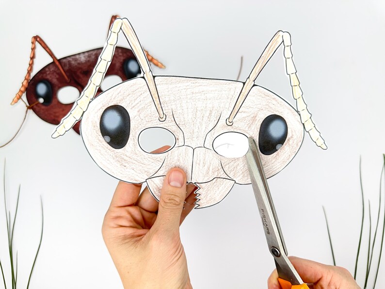 Ant Printable Mask | Paper Animal Face Kit | Fun Animal Interactive ...