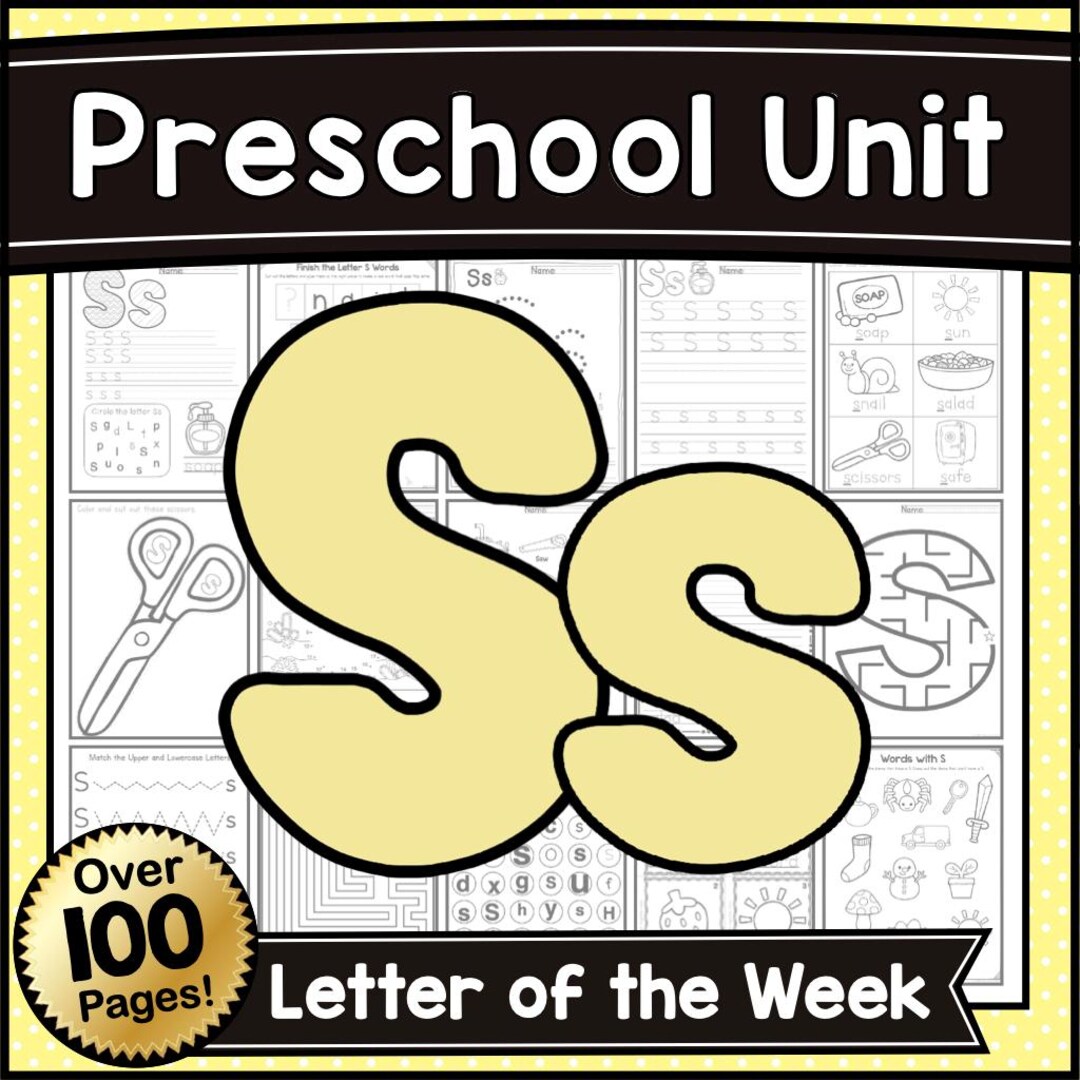 Alphabet Letter S Activities for Preschool – Fun Letter of the Week ...