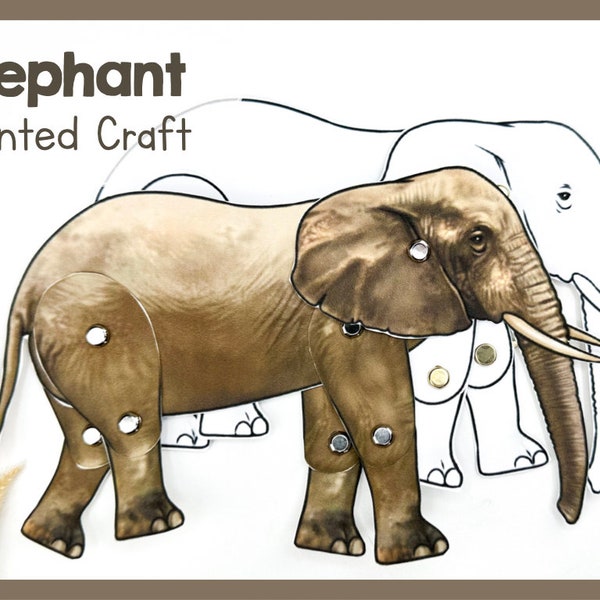 Elephant Puppet - Etsy