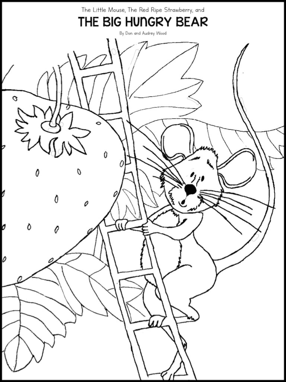 The Little Mouse The Red Ripe Strawberry and The Big Hungry | Etsy