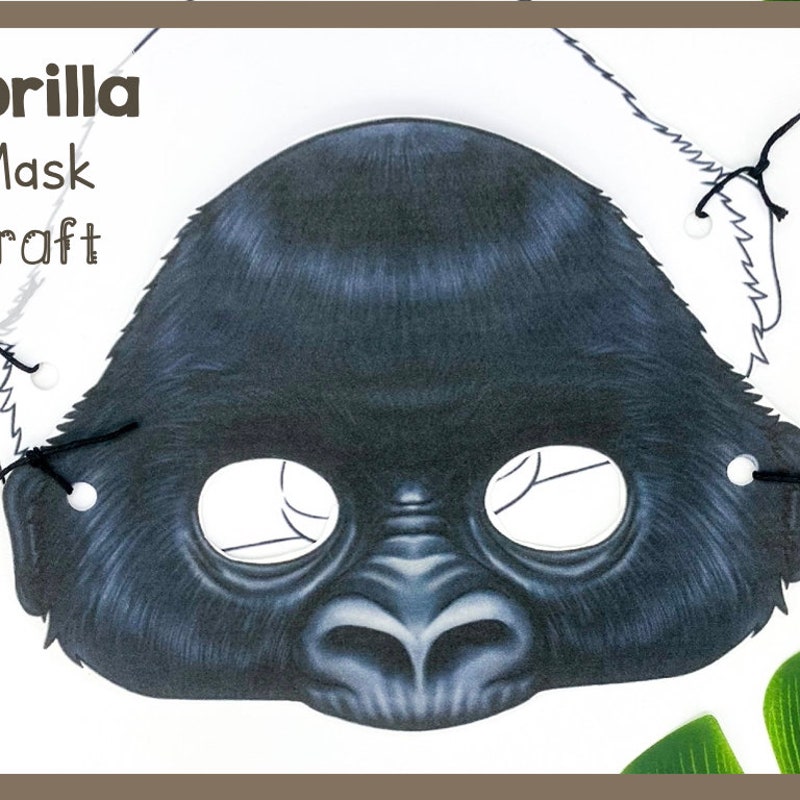Gorilla Mask - Etsy