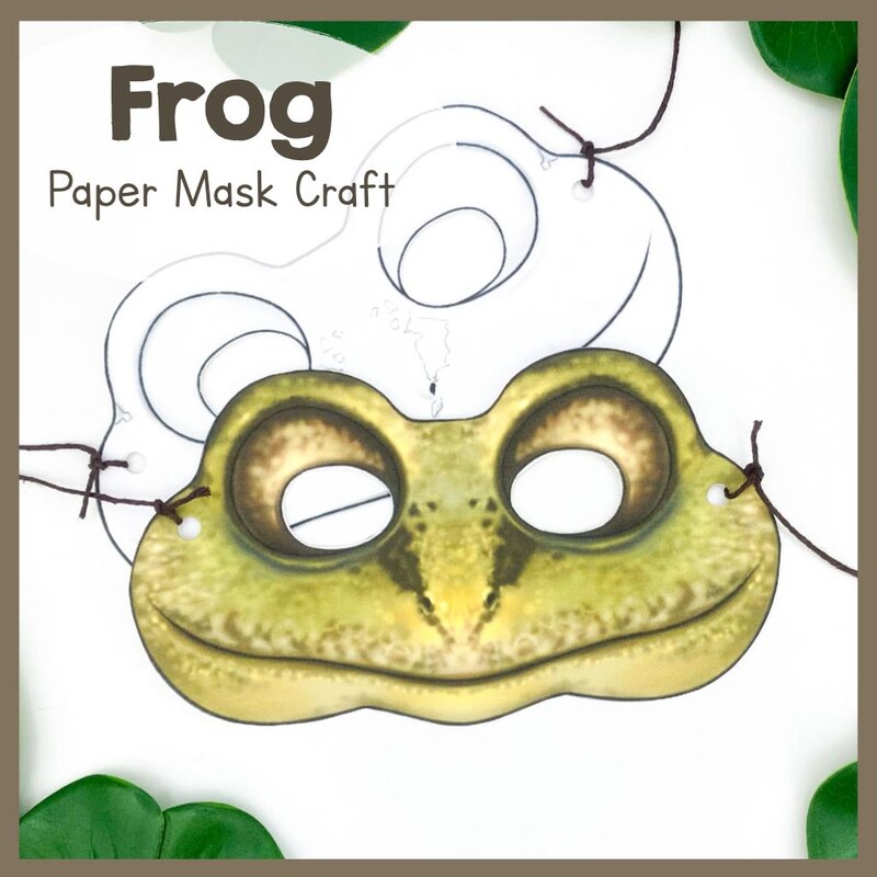 Frog Mask - Etsy