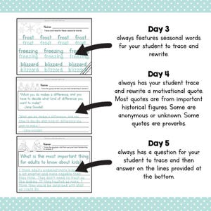 7th GRADE HANDWRITING Curriculum PDF - 30 Weeks of Printable Writing ...
