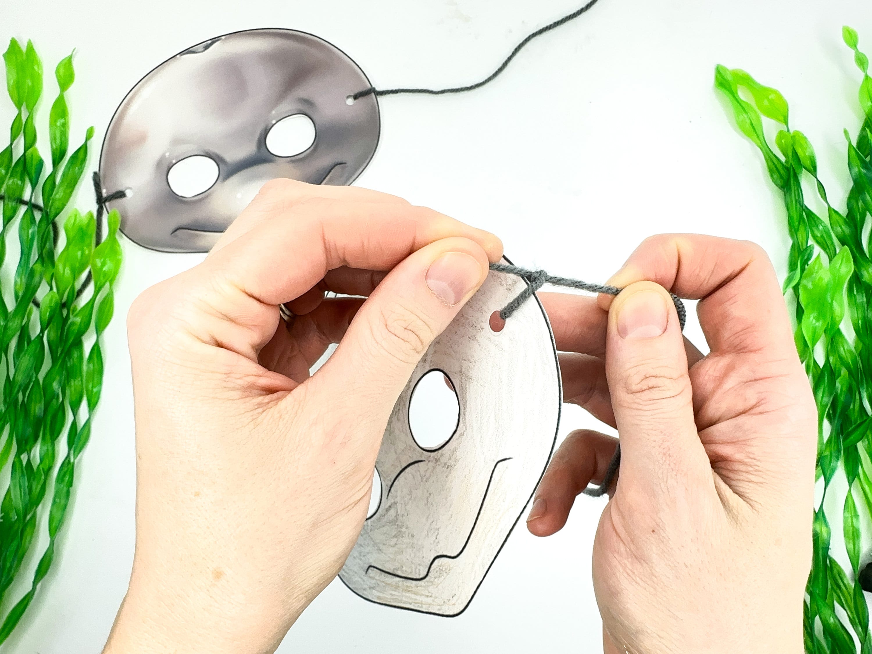 Dolphin Paper Mask Craft Kit | Printable Sea Animal Template | Ocean ...