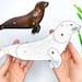 Sea Lion Jointed Paper Animal Puppet Craft Articulated Puppet Printable ...