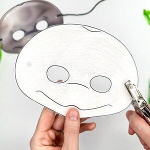 Dolphin Paper Mask Craft Kit Printable Sea Animal Template Ocean Life ...