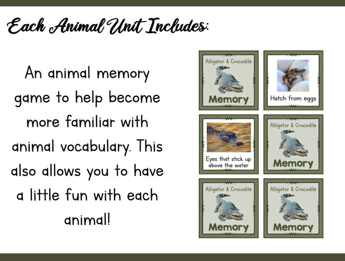 All About Alligators and Crocodiles- Animal Science Unit - Etsy