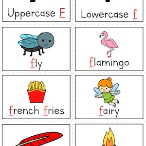 Letter F Bingo Game - Etsy Canada