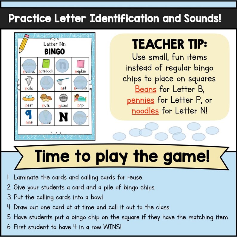 Alphabet BINGO GAMES BUNDLE - Kids Bingo Activities and Preschool Abc ...