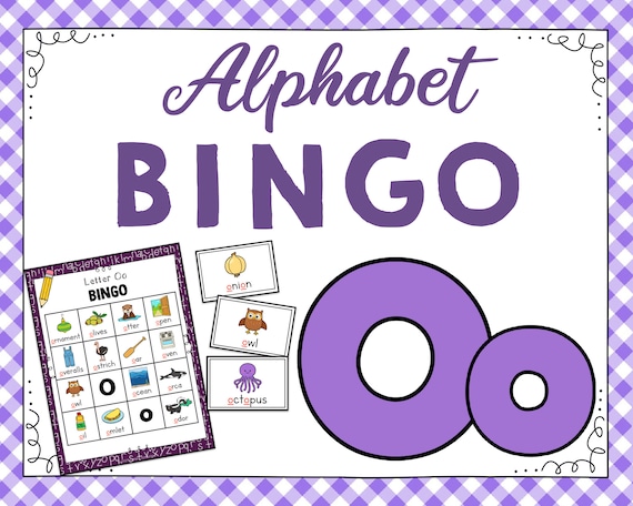 Letter O Bingo Game | Etsy