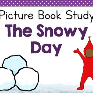 The Snowy Day- Picture Book Study - Etsy