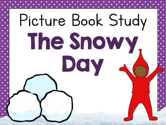 The Snowy Day Picture Book Study | Etsy