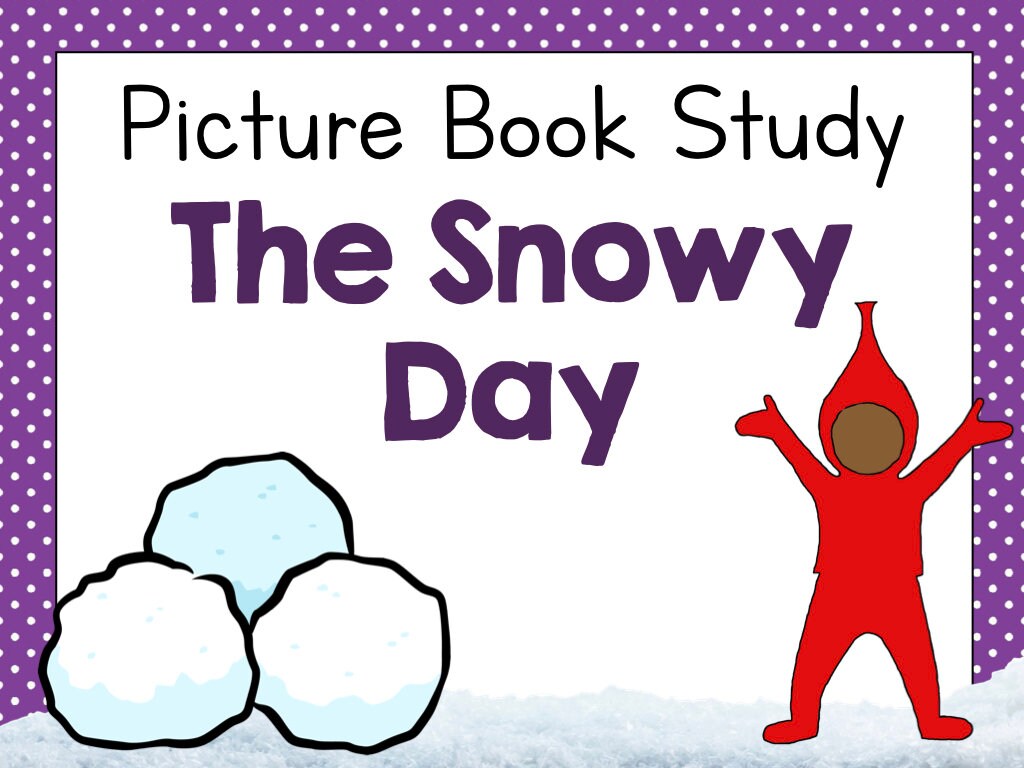 The Snowy Day- Picture Book Study - Etsy