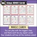 Letter V BINGO GAME Printable Pdf - Cute Alphabet Bingo Cards for Kids ...