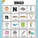 Letter N Bingo Game - Etsy
