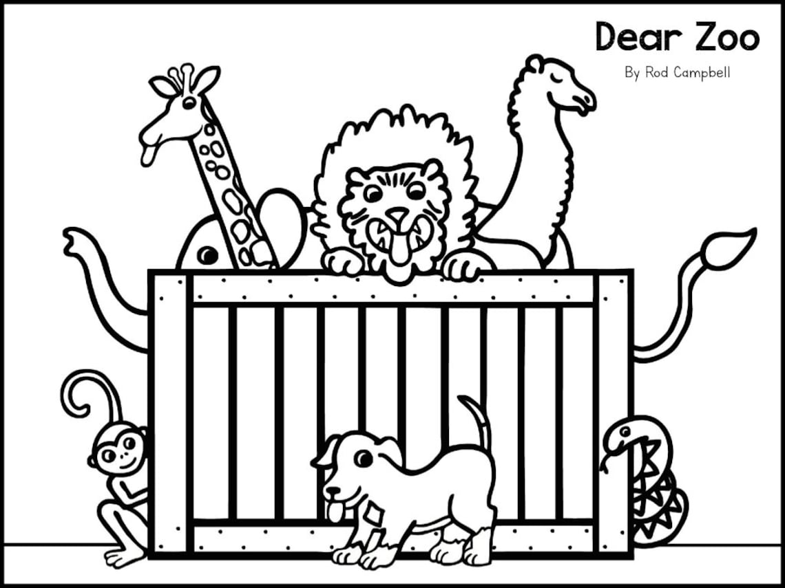 Dear Zoo Picture Book Study Companion | Etsy