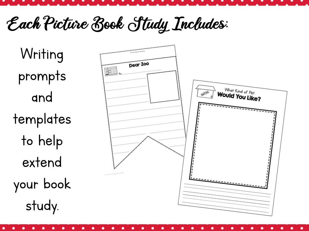 Dear Zoo- Picture Book Study Companion - Etsy