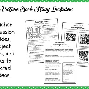 Goodnight Moon Picture Book Study Companion - Etsy