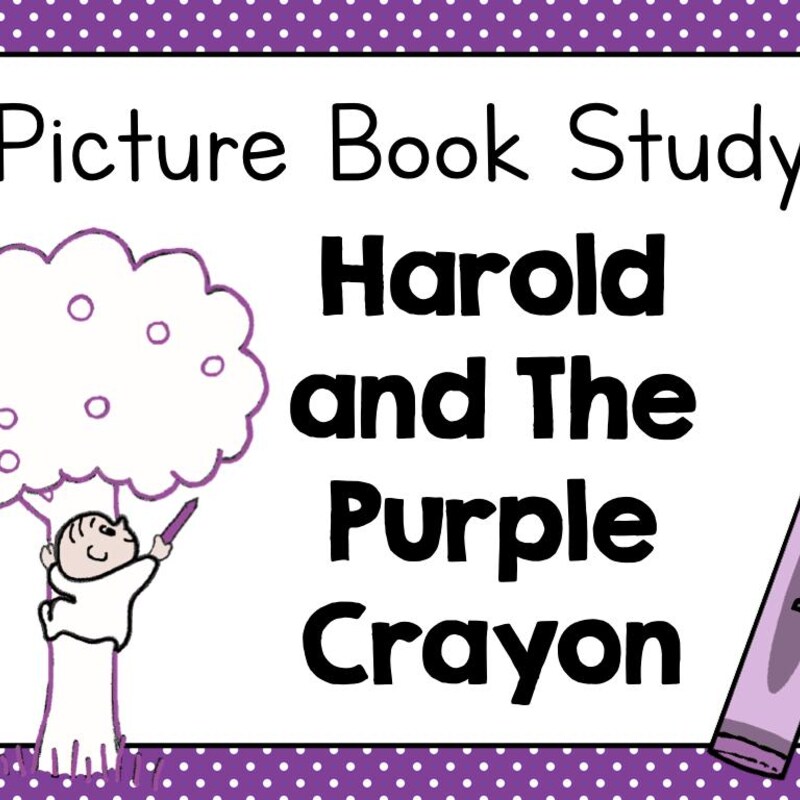 Purple Crayon - Etsy