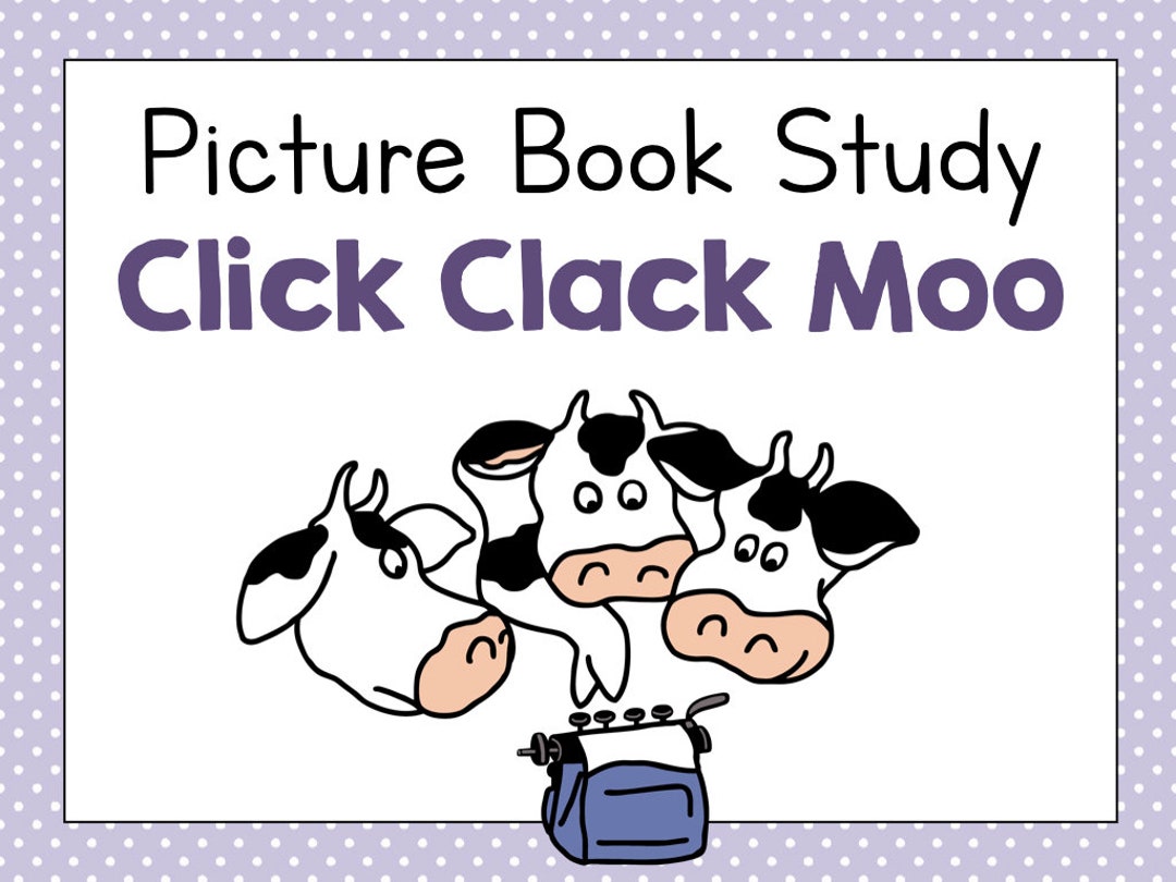 Click Clack Moo Picture Book Study Companion - Etsy