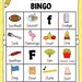 Letter F Bingo Game - Etsy Canada