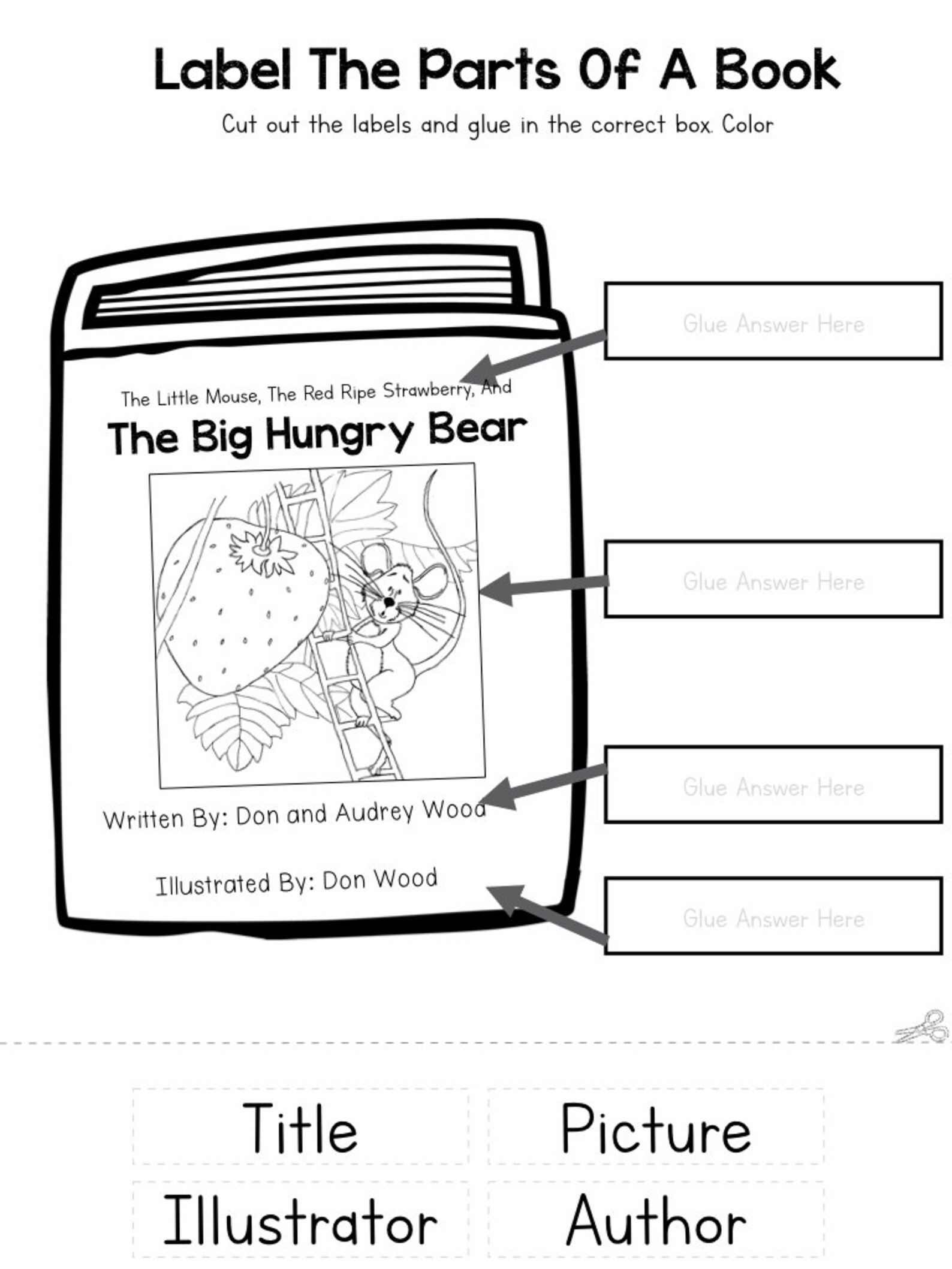 The Little Mouse The Red Ripe Strawberry and The Big Hungry | Etsy