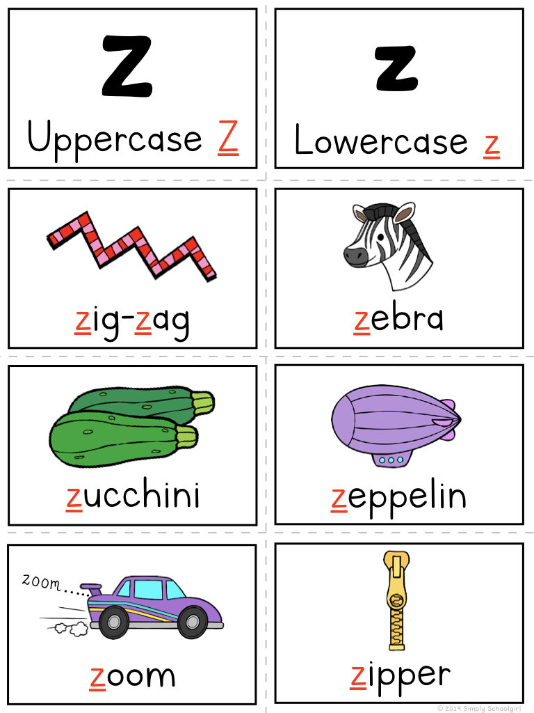 Letter Z Bingo Game - Etsy