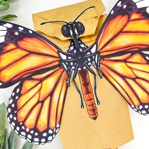 BUTTERFLY Paper Bag Puppet Craft Kit | Printable Template PDF | Fun ...