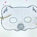 Polar Bear Paper Mask Template | DIY Printable Arctic Animal Craft ...