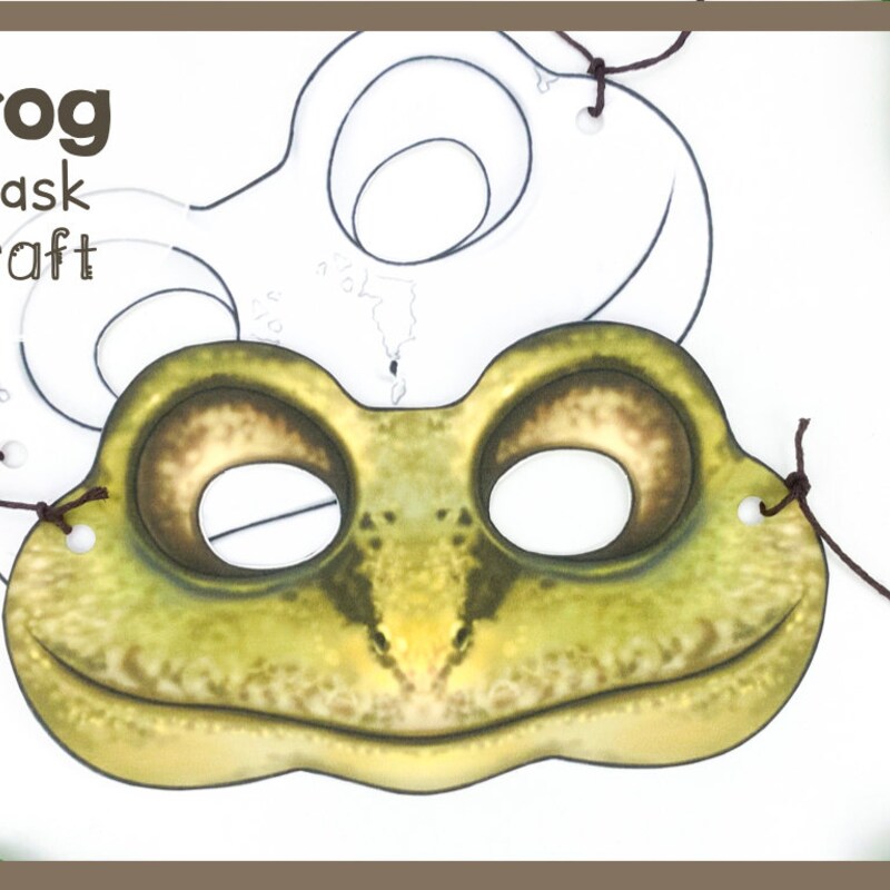 Frog Mask - Etsy